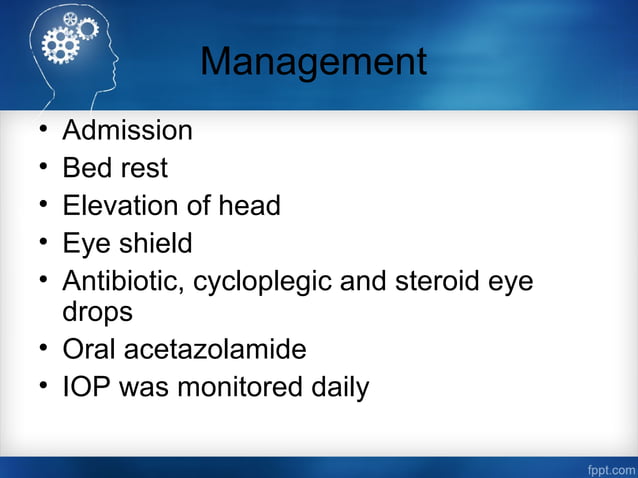 case of a blunt trauma to the left eye causing traumatic hyphema | PPT ...