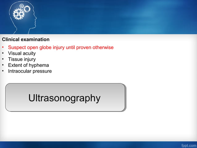 case of a blunt trauma to the left eye causing traumatic hyphema | PPT ...