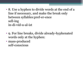 Hyphens and Commonly Confused Words PPT | PPT