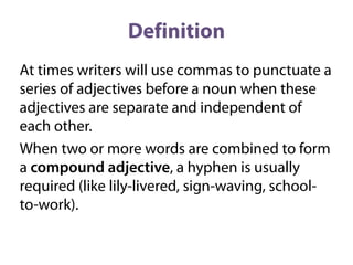 Hyphenated Adjectives | PDF