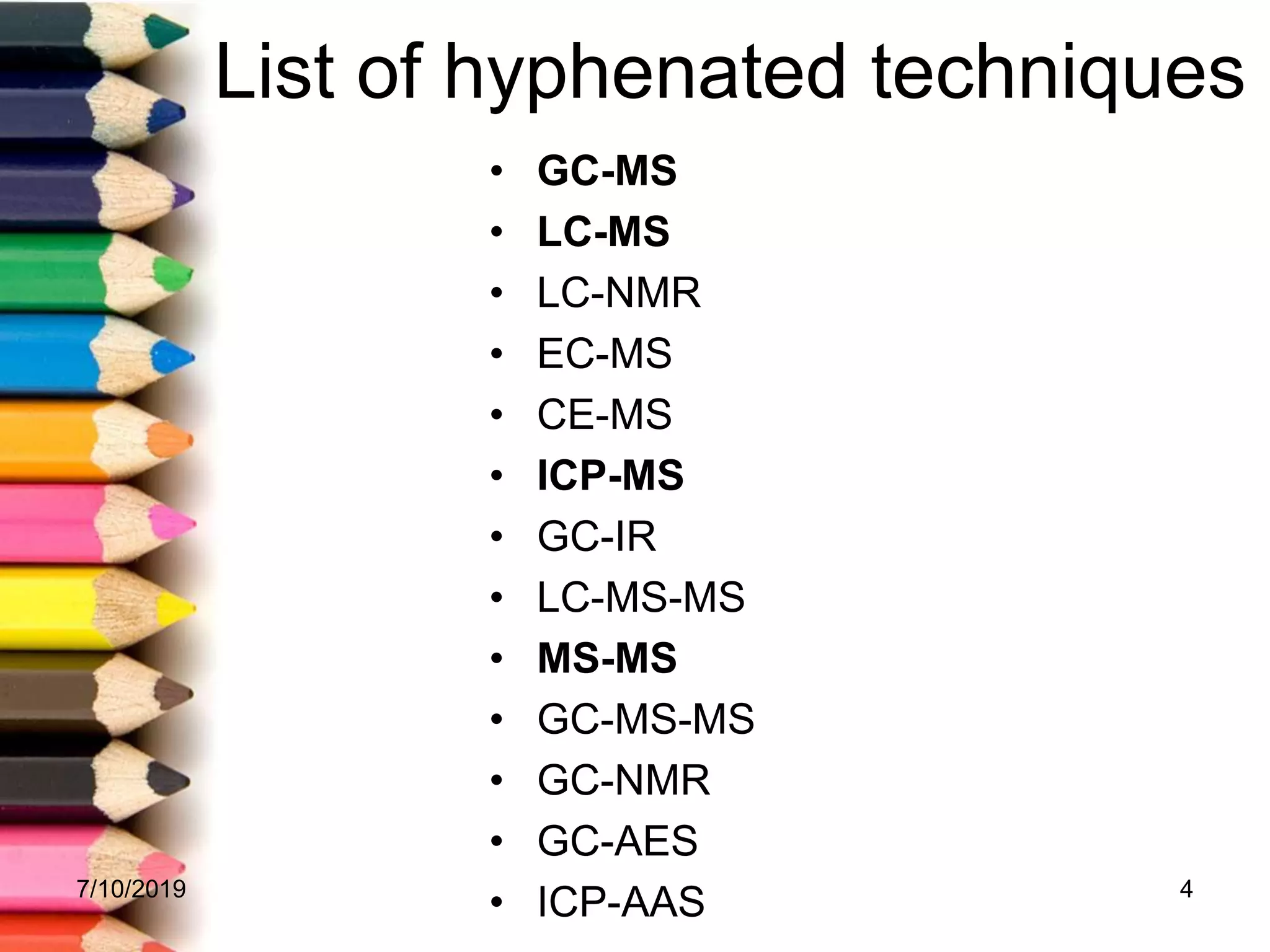 Hyphenated techniques | PPTX
