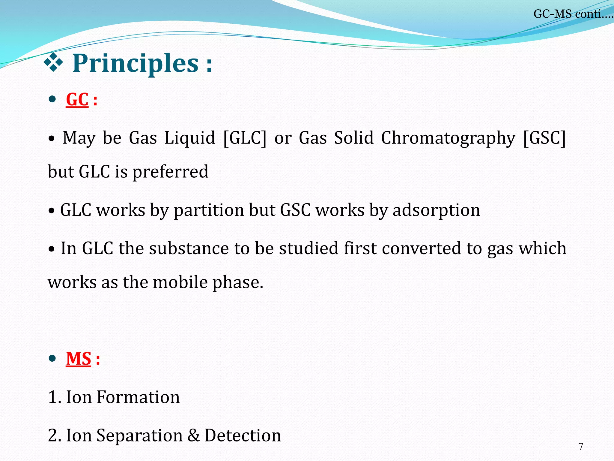 Hyphenated techniques- GCMS, LCMS, GCIR | PDF