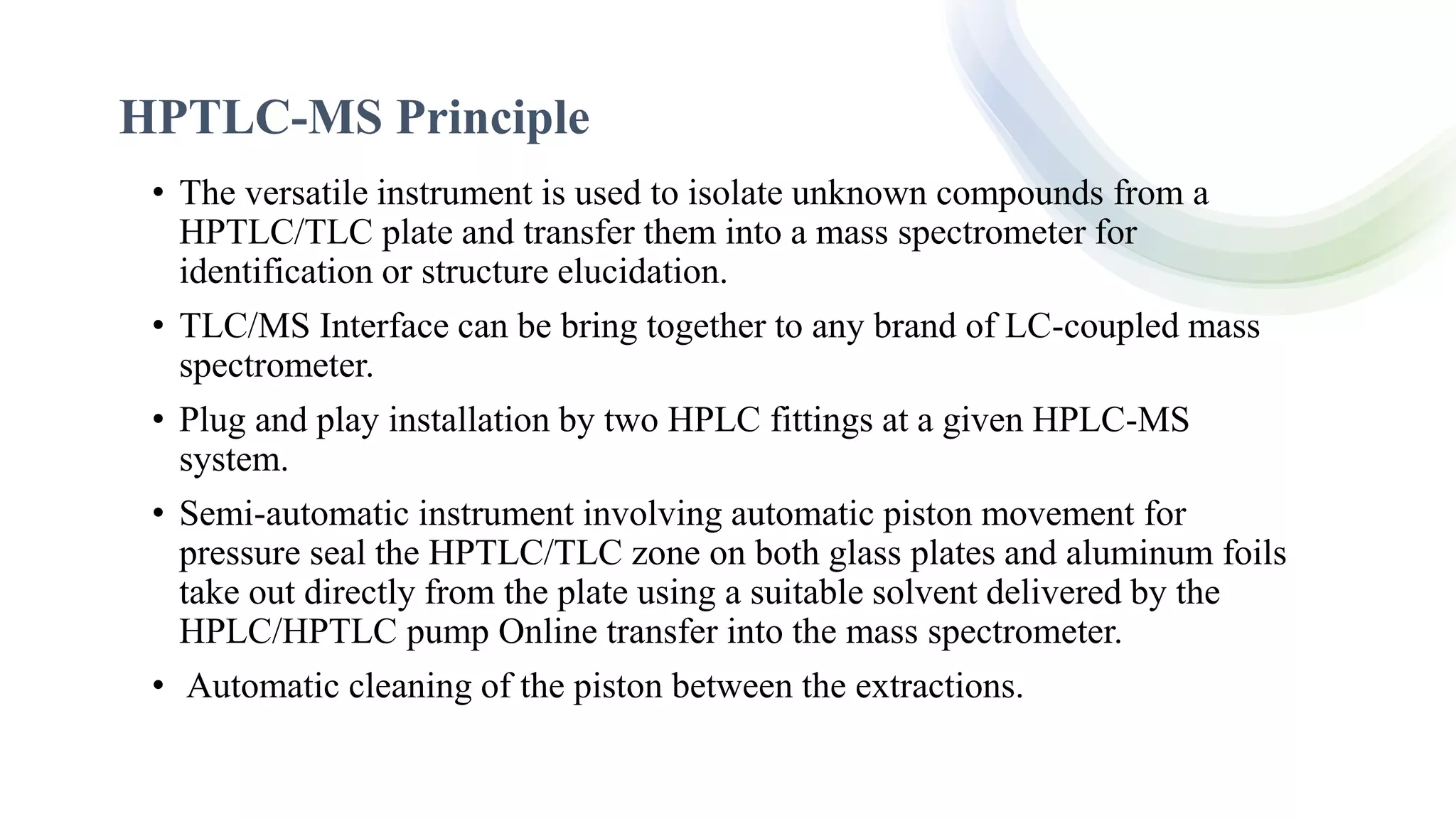 Hyphenated techniques(GC-MS/MS, LC-MS/MS, HPTLC-MS) | PPTX