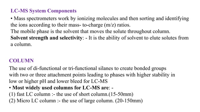 Hyphenated techniques(GC-MS/MS, LC-MS/MS, HPTLC-MS) | PPTX | Chemistry | Science