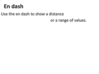 Hyphen, en dash, em dash for Microsoft Word | PPTX