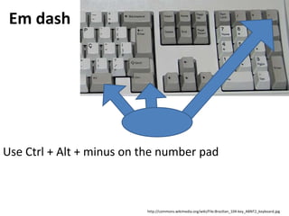 Hyphen, en dash, em dash for Microsoft Word | PPTX