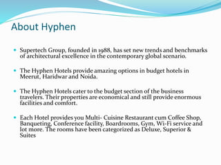 Hyphen hotel | PPT
