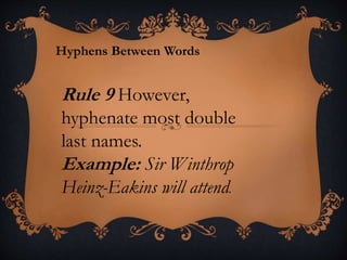 Hyphens | PPTX