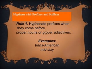 Hyphens | PPT
