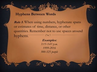 Hyphens | PPT