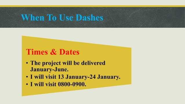 Hyphens and Dashes | PPTX | Operating Systems | Computer Software and ...