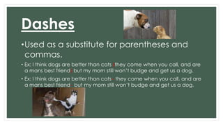Hyphens and dashes | PPTX