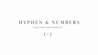 HYPHENS AND NUMBERS.pdf