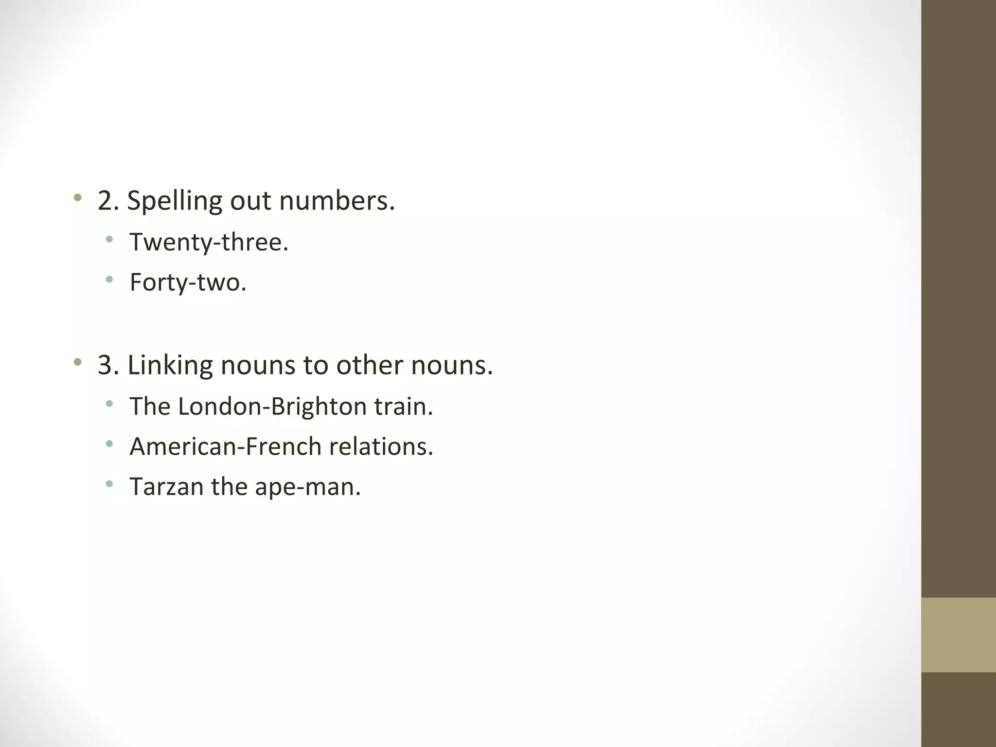 Hyphens EOC Review | PPT