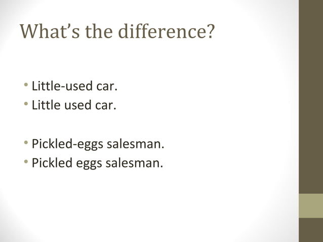 Hyphens EOC Review | PPT