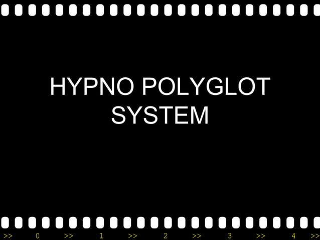 Hypno polyglot slide | PPTX
