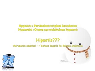 Hypnomotivation | PDF