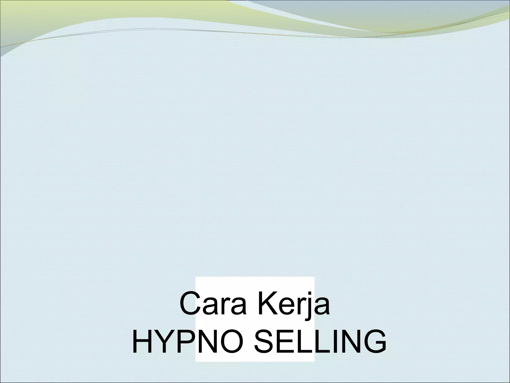 Hypno selling new | PPT