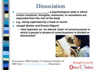 Hypnosis | PPT