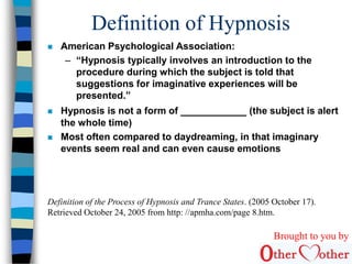 Hypnosis | PPT
