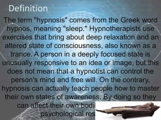 Hypnosis | PPT