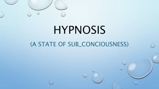 Hypnosis | PPTX