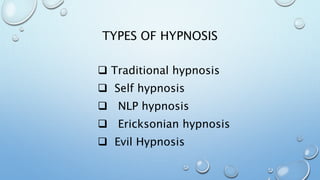 Hypnosis | PPTX
