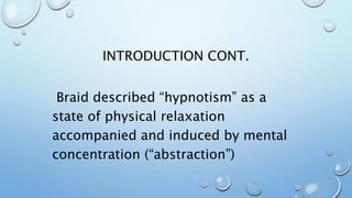 Hypnosis | PPTX
