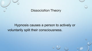 Hypnosis(A state of Sub-consciousness) | PPTX