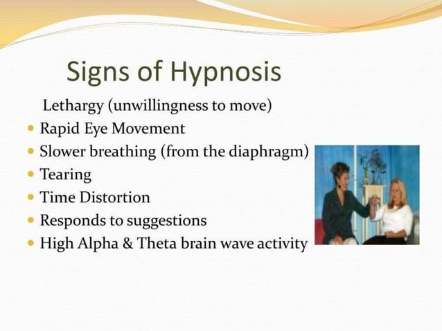 hypnosis (a technique to treat patients with psychological disorders ...