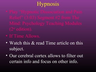 Hypnosis & meditation | PPT