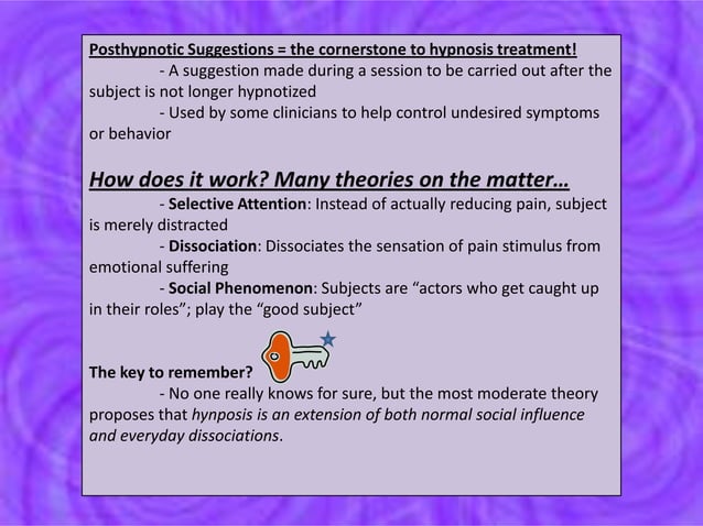 Hypnosis project | PPTX