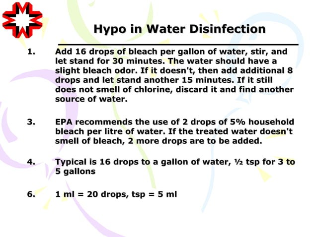 Hypo hypo and water treatment | PPT | Bath and Shower | Personal Care