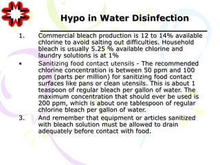 Hypo hypo and water treatment | PPT