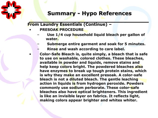 Hypo hypo and water treatment | PPT | Bath and Shower | Personal Care