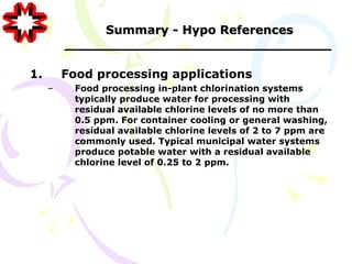 Hypo hypo and water treatment | PPT