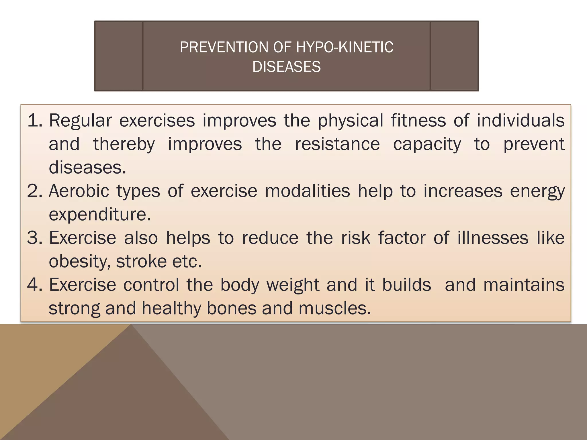 Hypo kinetic diseases | PDF