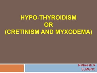 Everything You Need to Know About Hypothyroidism | PPT