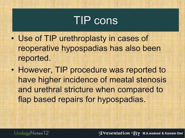 Hypospadias 2 new techniques: longitudinal preputial flap & single ...