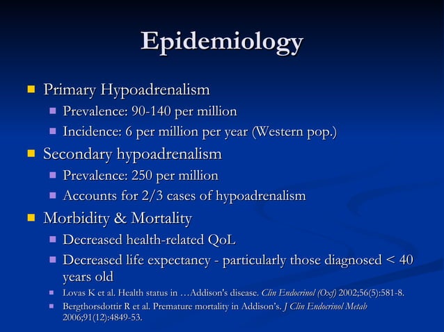 Hypoadrenalism | PPT