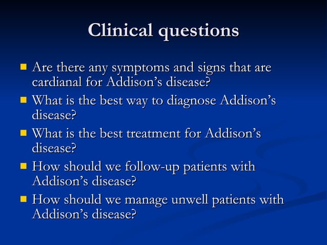 Hypoadrenalism | PPT