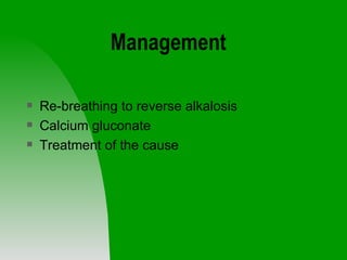 Hypocalcaemia Ppt
