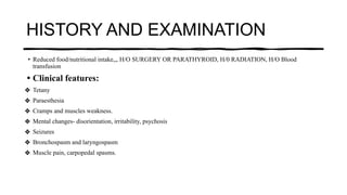 HYPOCALCEMIA for residents and medical students | PDF