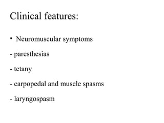 Hypocalcemia in paediatrics | PPT