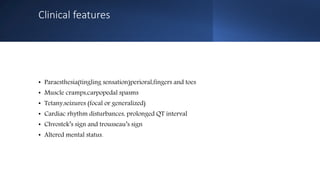 Hypocalcemia | PPTX