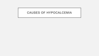 hypocalcemia endocrinology and metabolism.pptx