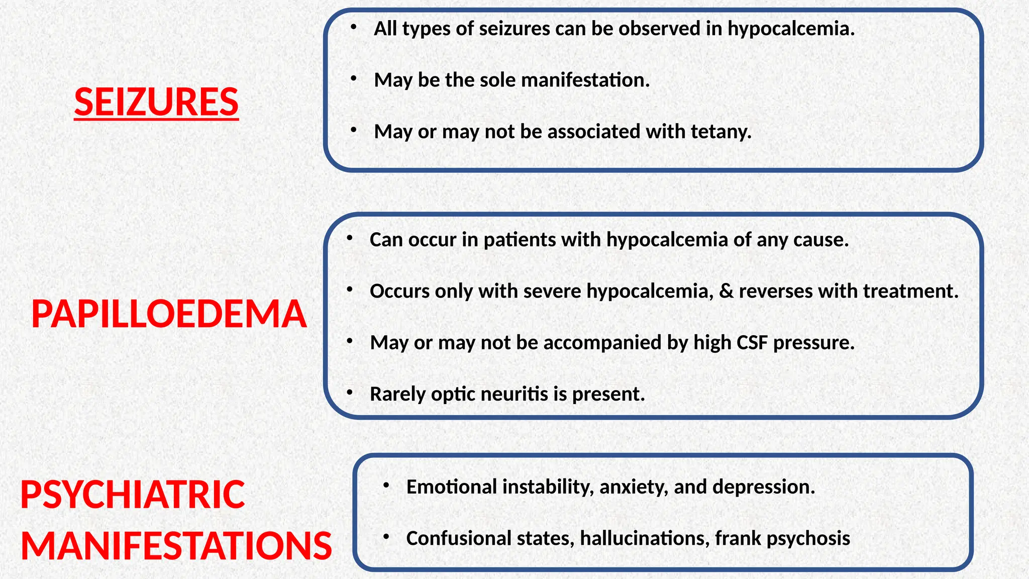 HYPOCALCEMIA: causes and approach to management | PPTX