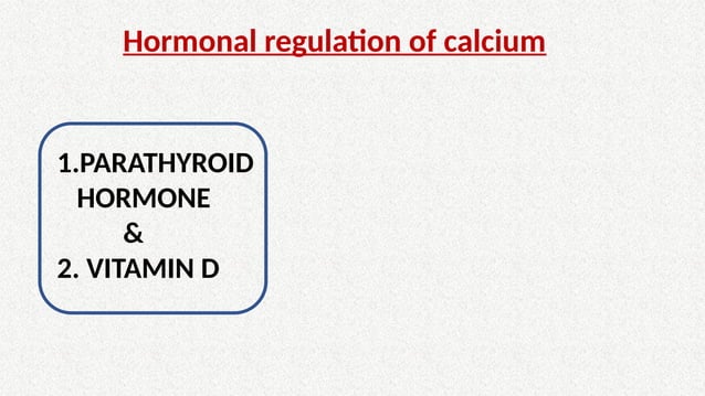 HYPOCALCEMIA: causes and approach to management | PPTX