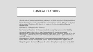 Hypocalcemia | PPTX