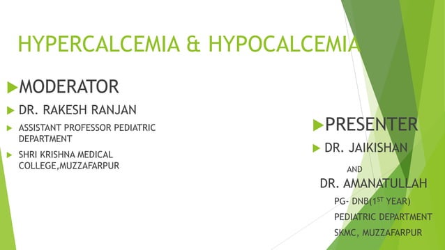 HYPOCALCEMIA AND HYPERCALCEMIA presentation.pdf